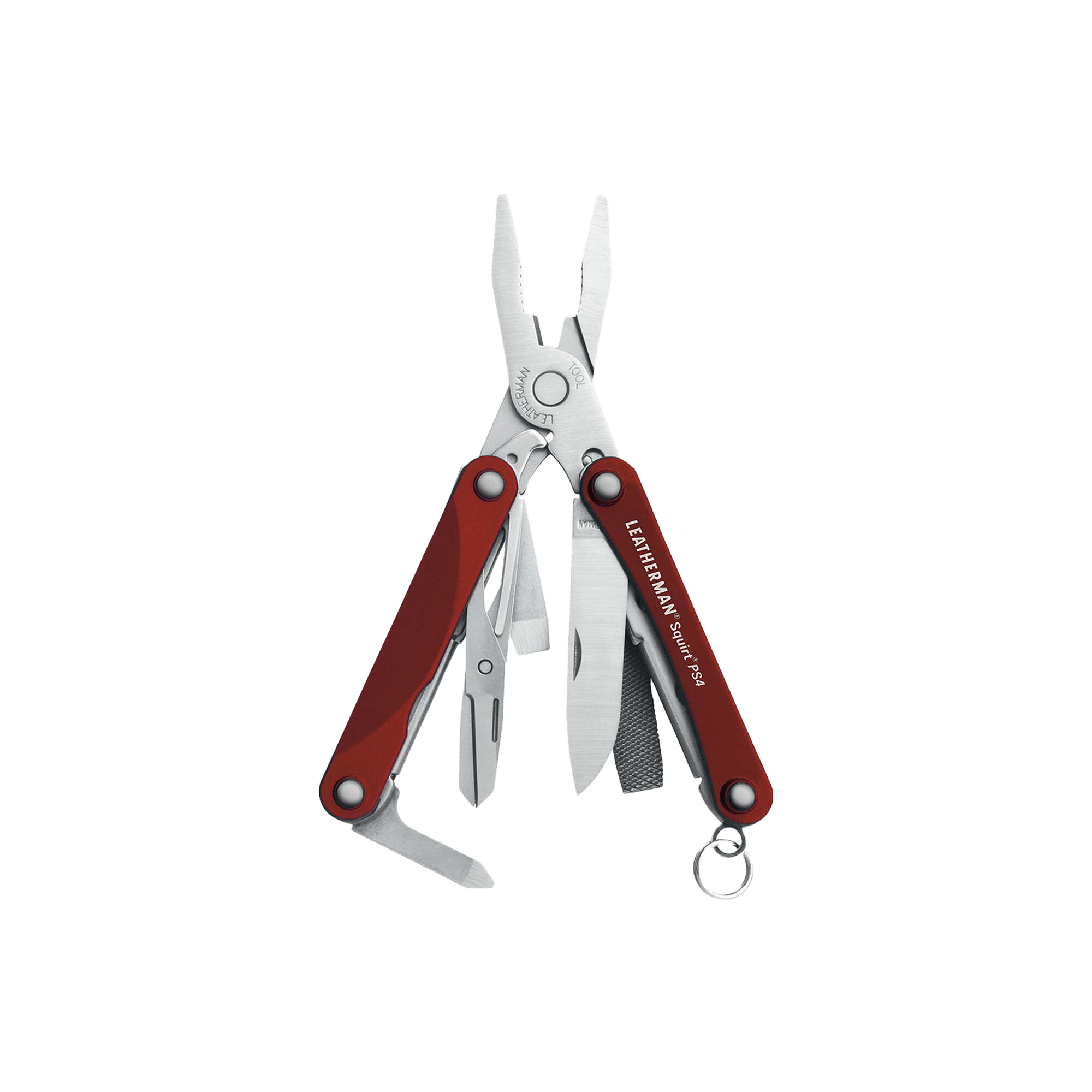 LEATHERMAN SQUIRT PS4 RED - Monoutdoor